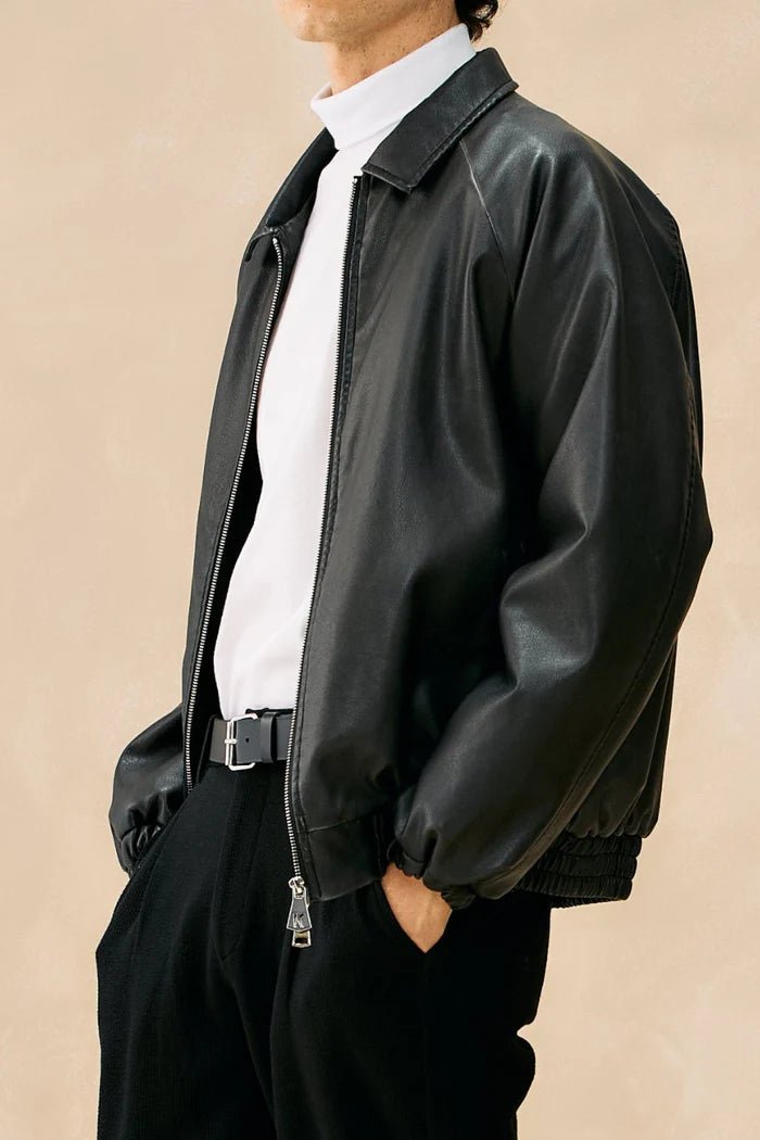 Kuwalla - VINTAGE VEGAN LEATHER JACKET - Kuwalla - Aritmetik